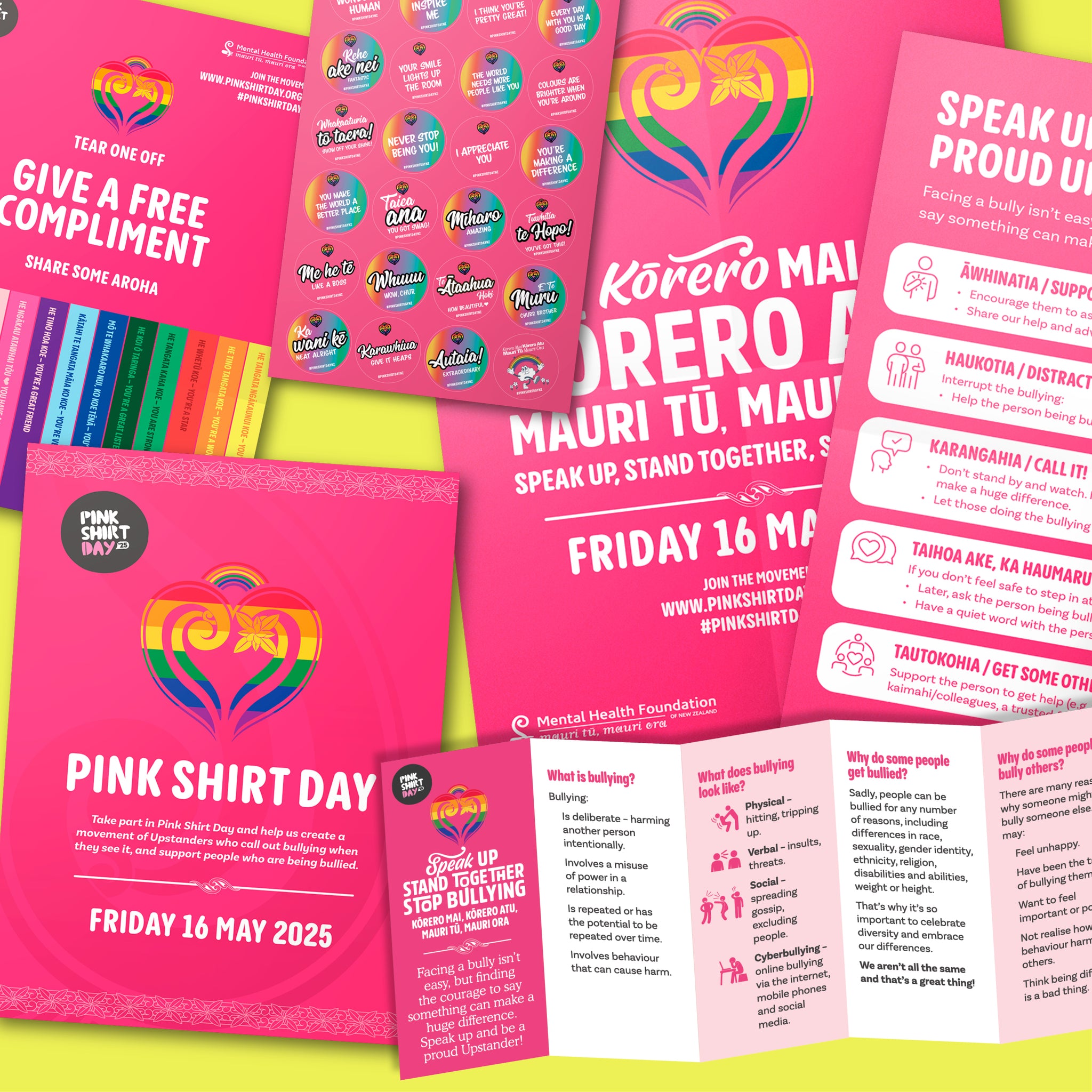 Pink Shirt Day event pack – Mental Health Foundation of NZ